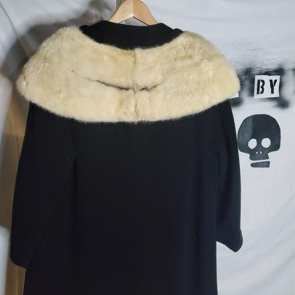 The Hecht Company | Jackets & Coats | Vintage Hecht Co Black Cashmere ...